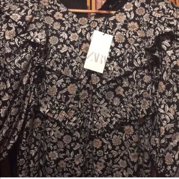 Zara | Dresses | New Zara Flower Dress | Poshmark